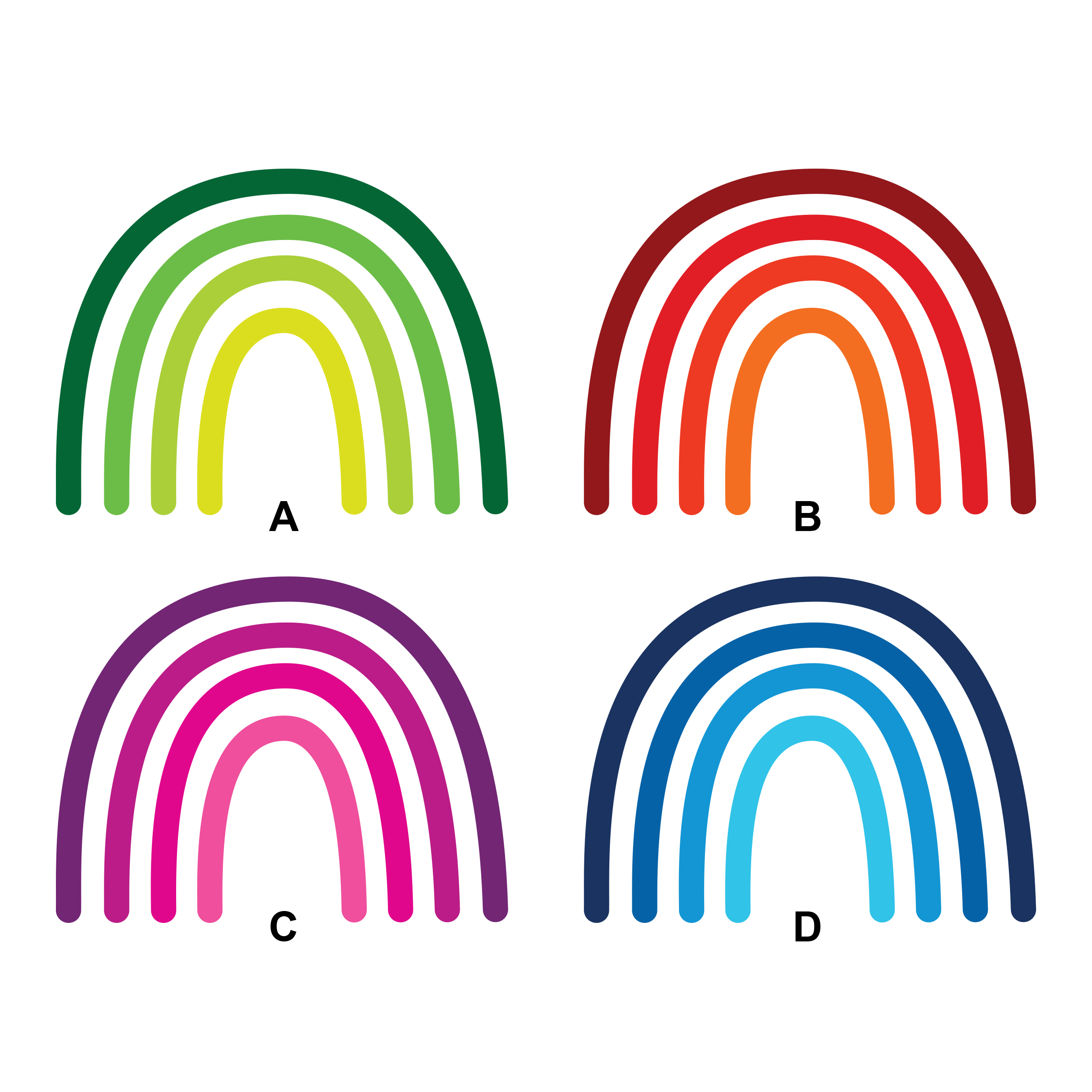 Rainbow Name Plaque - Ohfriday!