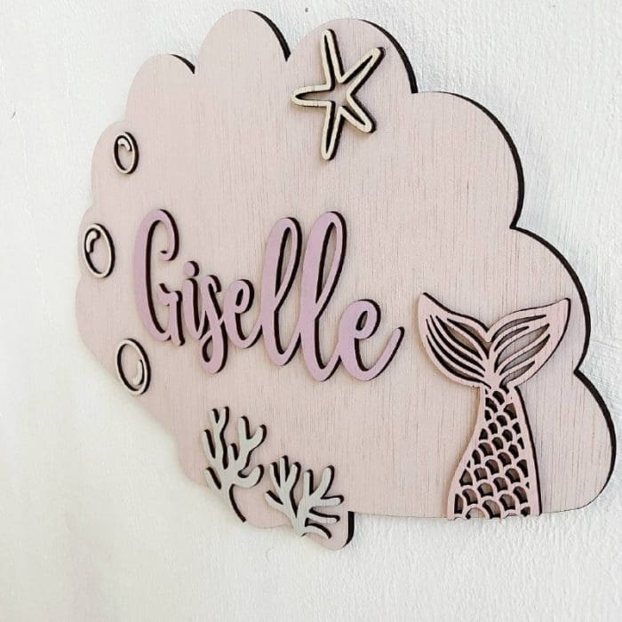 Mermaid Custom Plaque - Ohfriday!