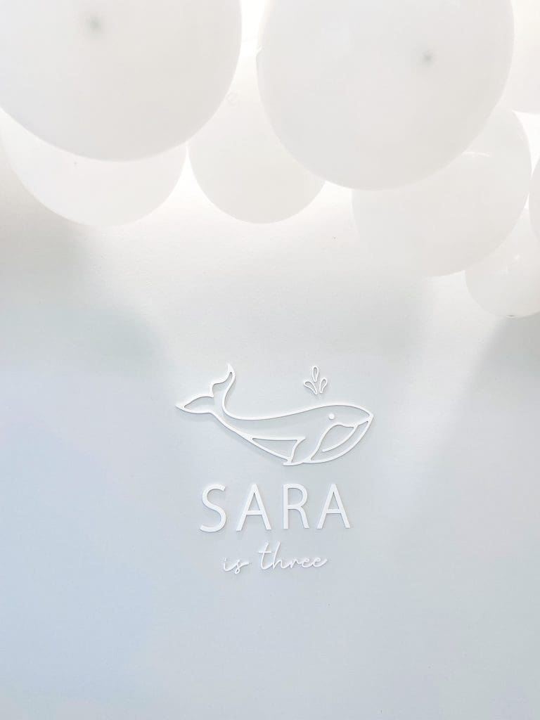 Backdrop Signage Minimalist Line Art - Ohfriday!