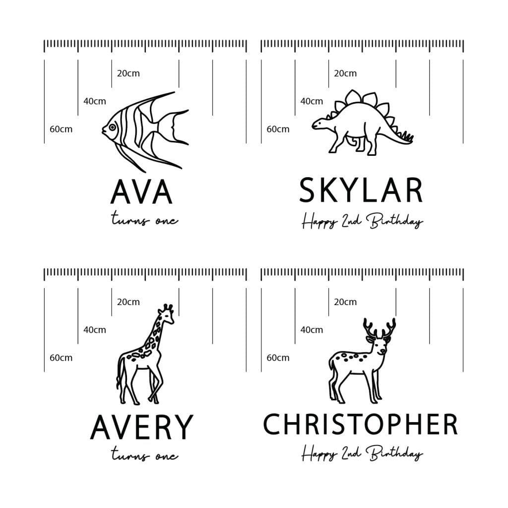 Backdrop Signage Minimalist Line Art - Ohfriday!