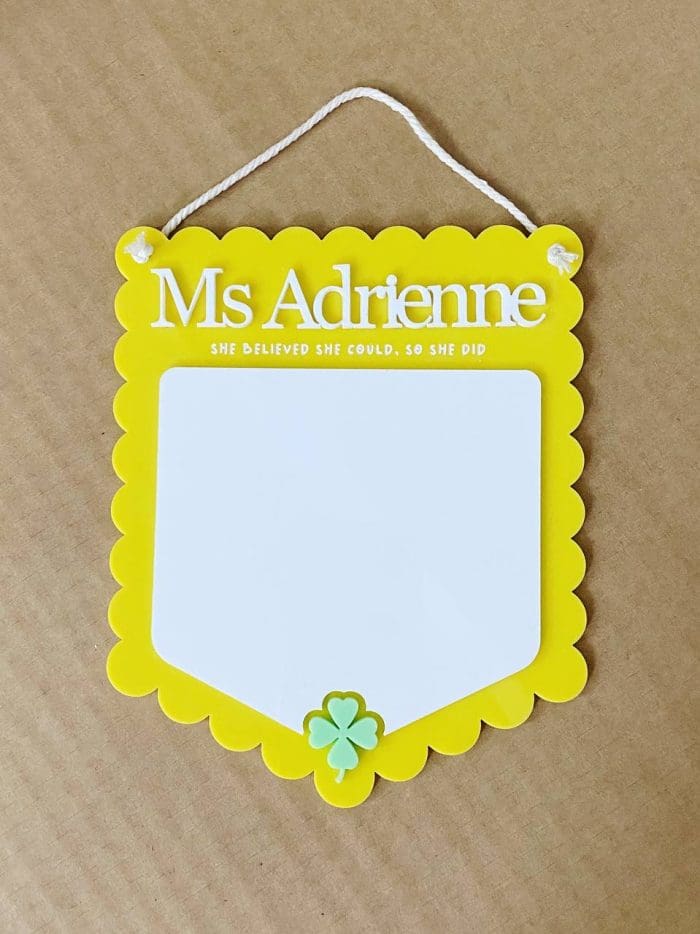 Custom Flag Erase Board - Ohfriday!