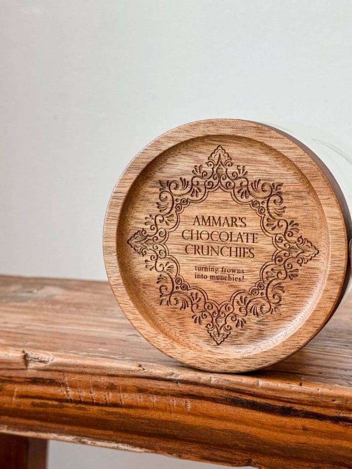 Raya Snack Personalized Glass Jar - Ohfriday!